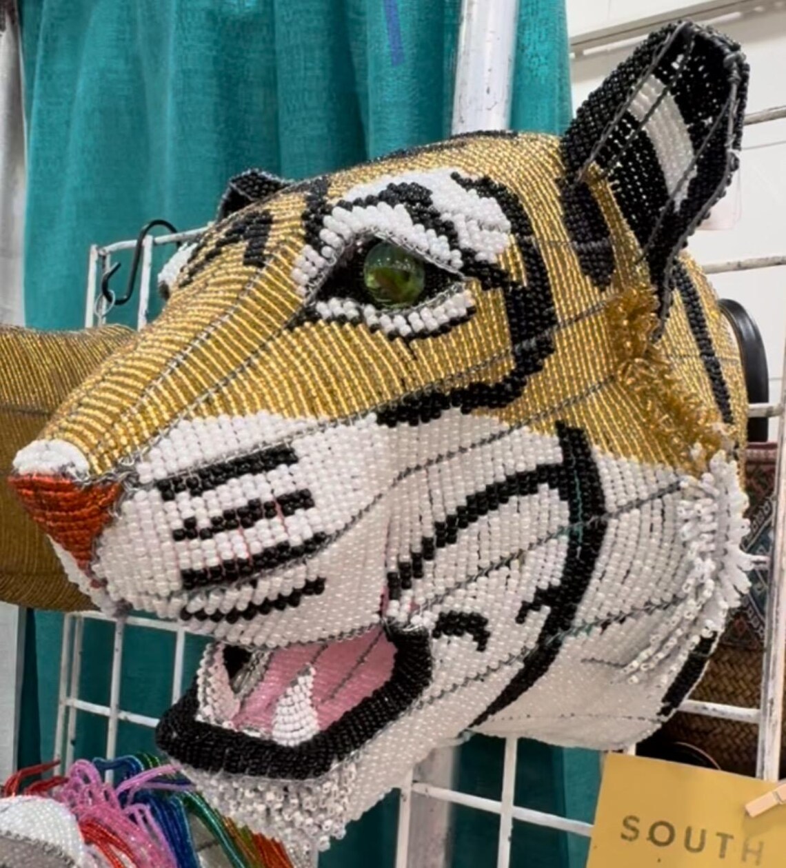 Cheetah Beaded Head. Large! Beaded African. Fair Trade - Etsy