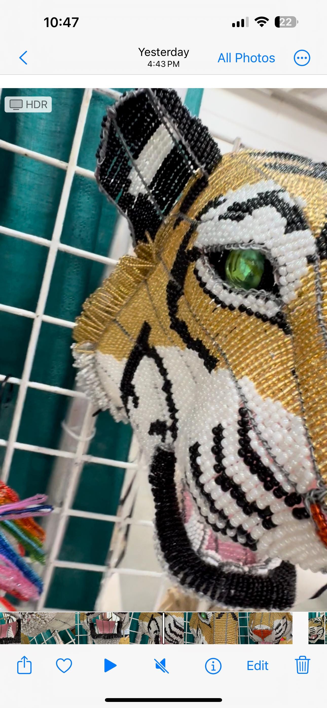 Cheetah Beaded Head. Large! Beaded African. Fair Trade - Etsy