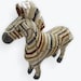 Zebra Figure! African Beaded Art. Fair Trade. - Etsy