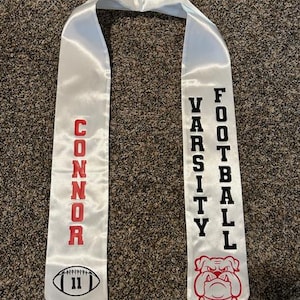 Varsity Athlete (sports) Graduation Stole - Etsy