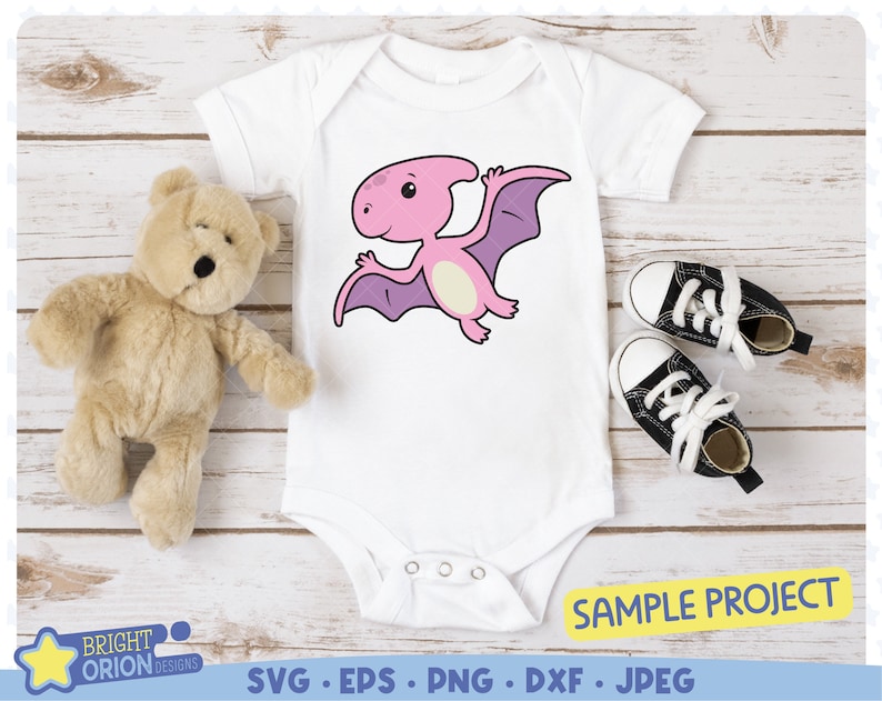 Cute Pterodactyl Svg, Dinosaur Svg, Dino Svg, Flying Dinosaur, Baby ...