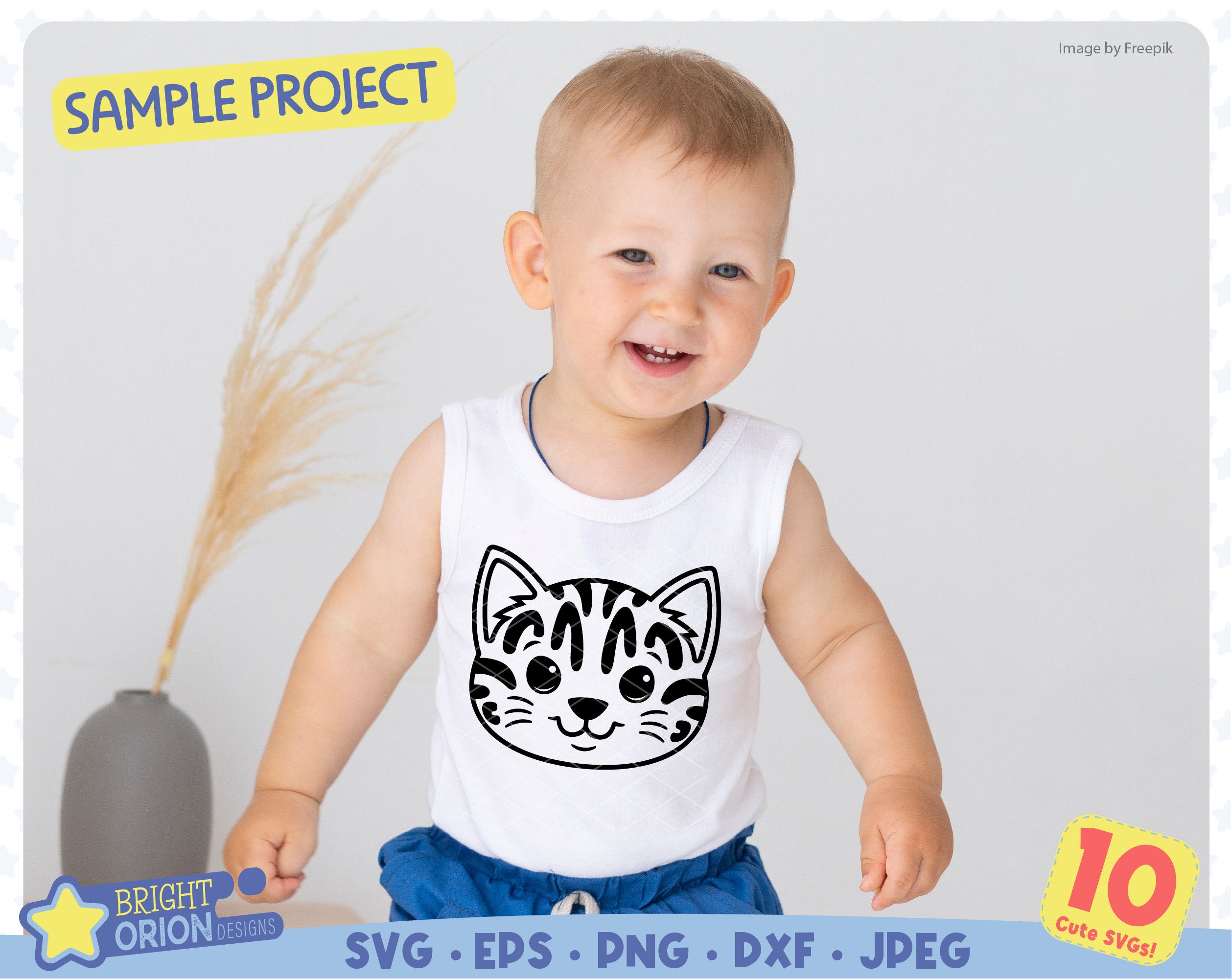 Cute Cat Heads Outline Svg Bundle, Kitten Png, Kawaii Animal Jpeg, Pet ...