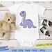 Cute Brontosaurus Svg Dinosaur Outline Svg Dino Svg Baby - Etsy