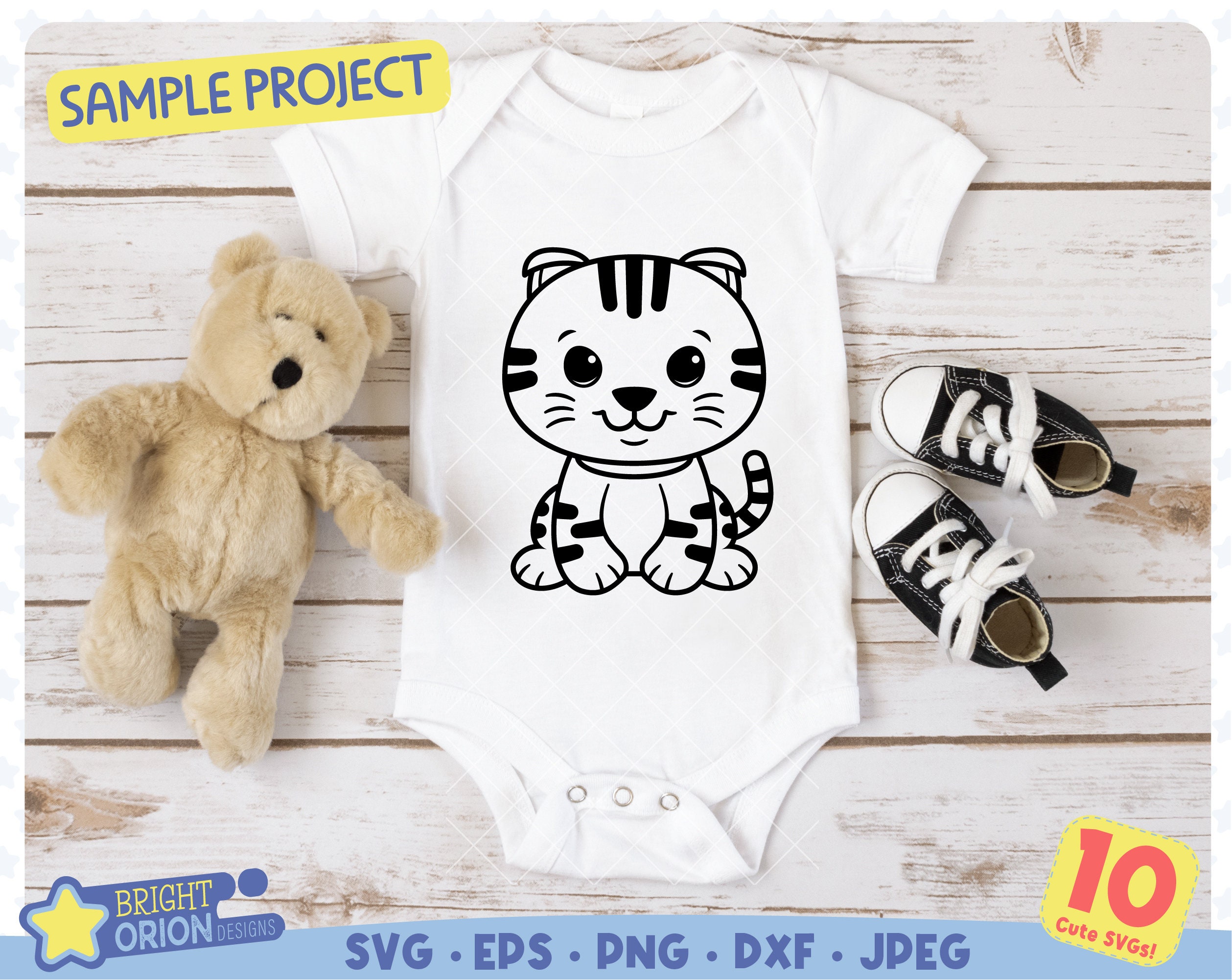 Cute Cat Outline Svg Bundle, Kitten Png, Kawaii Animal Jpeg, Pet Eps ...