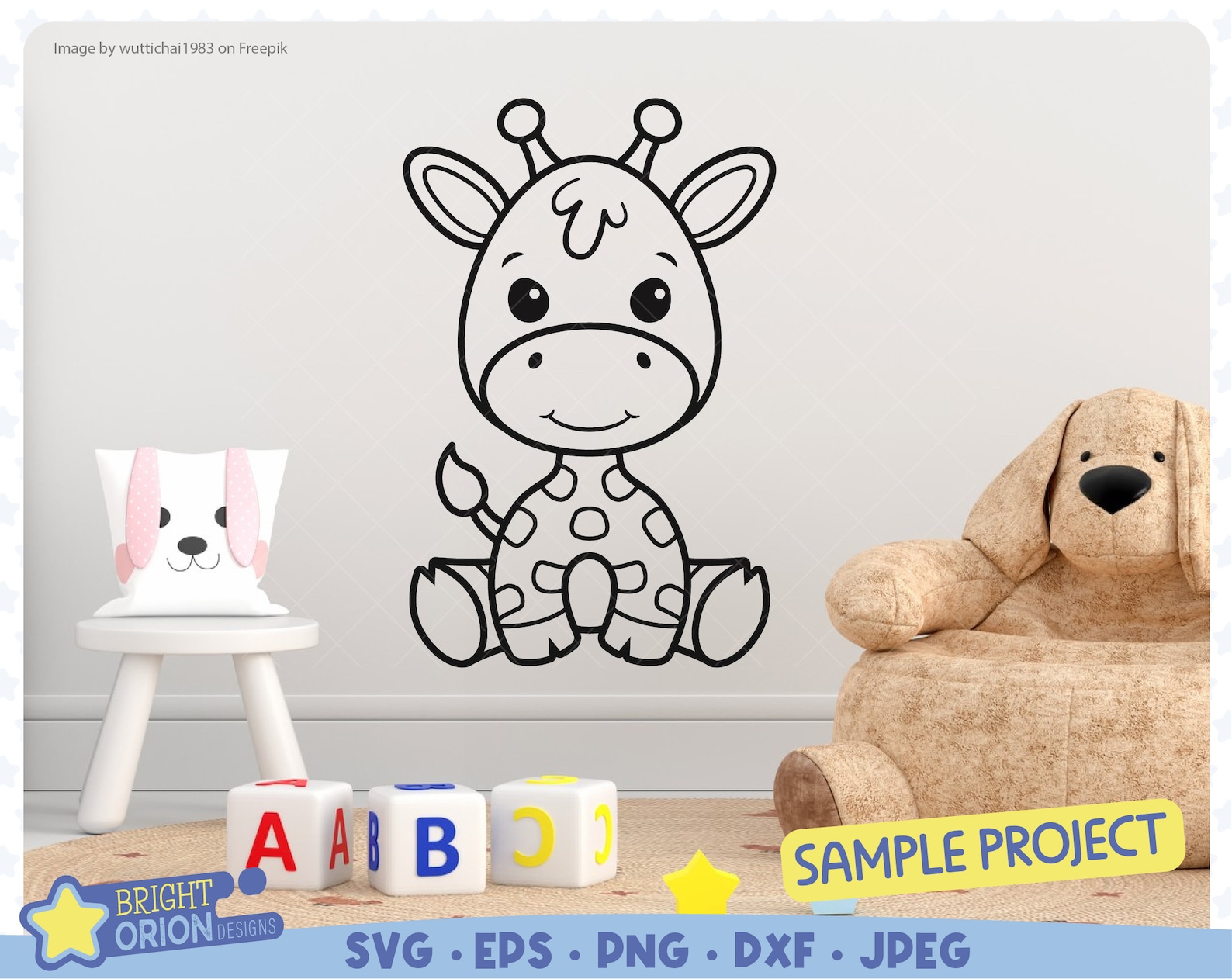 Cute Baby Giraffe Svg, Baby Giraffe Png, Jungle Animal Svg, Zoo Animal ...