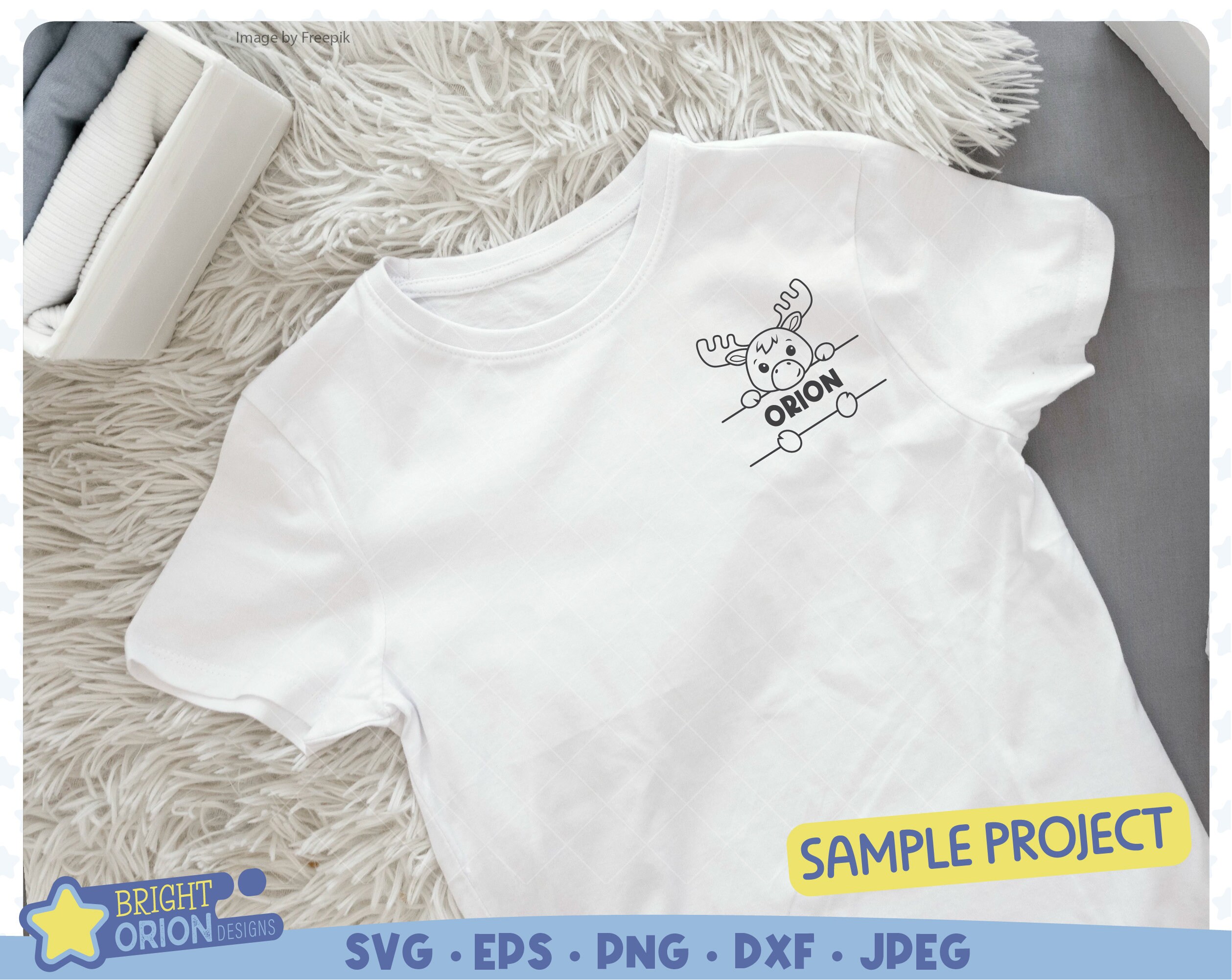 Cute Baby Moose Split Monogram Svg, Animal Kingdom Png, Woodland, Gift ...