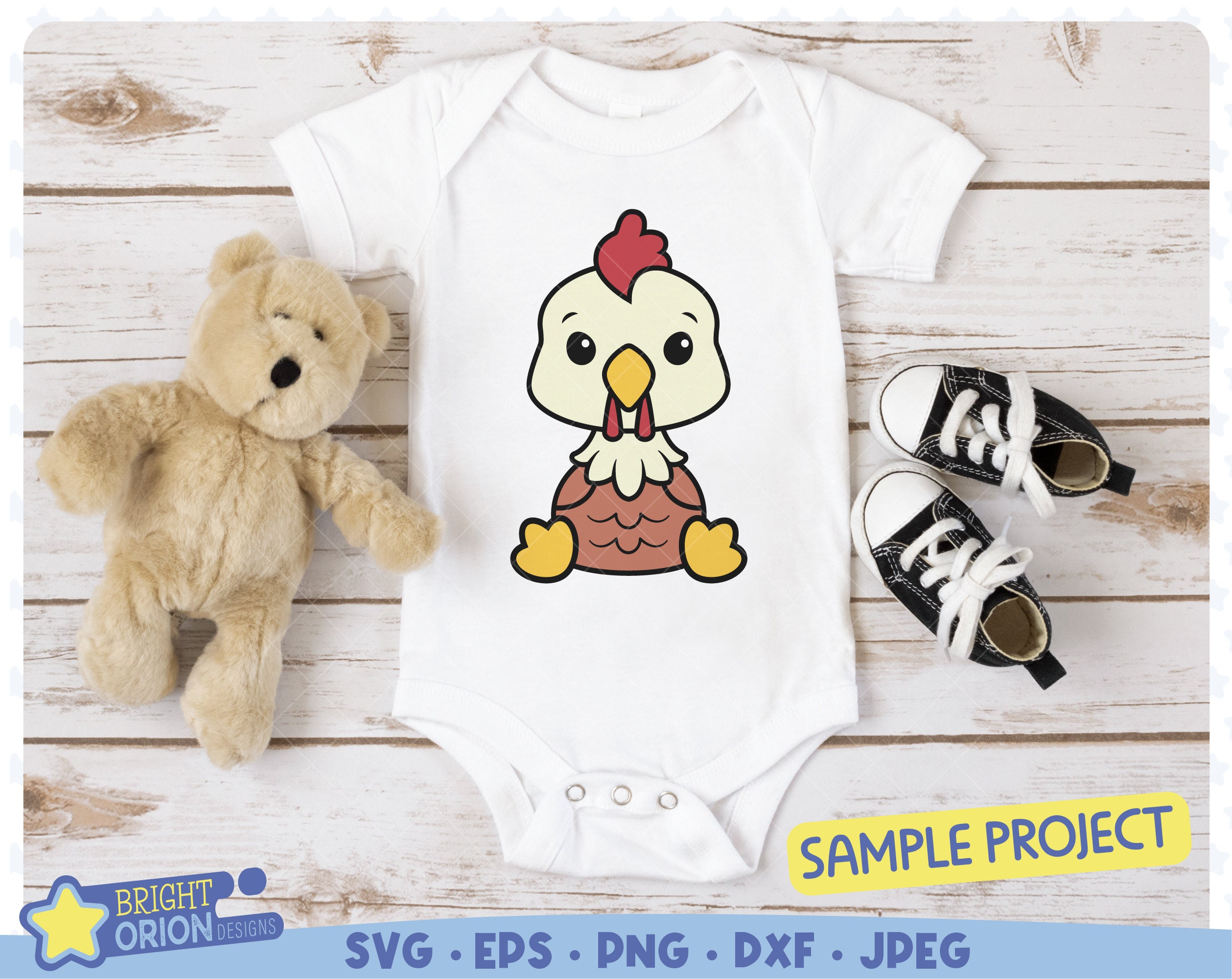 Cute Chicken Svg, Rooster Clipart, Ranch Svg, Barn Svg, Goat Png, Farm ...