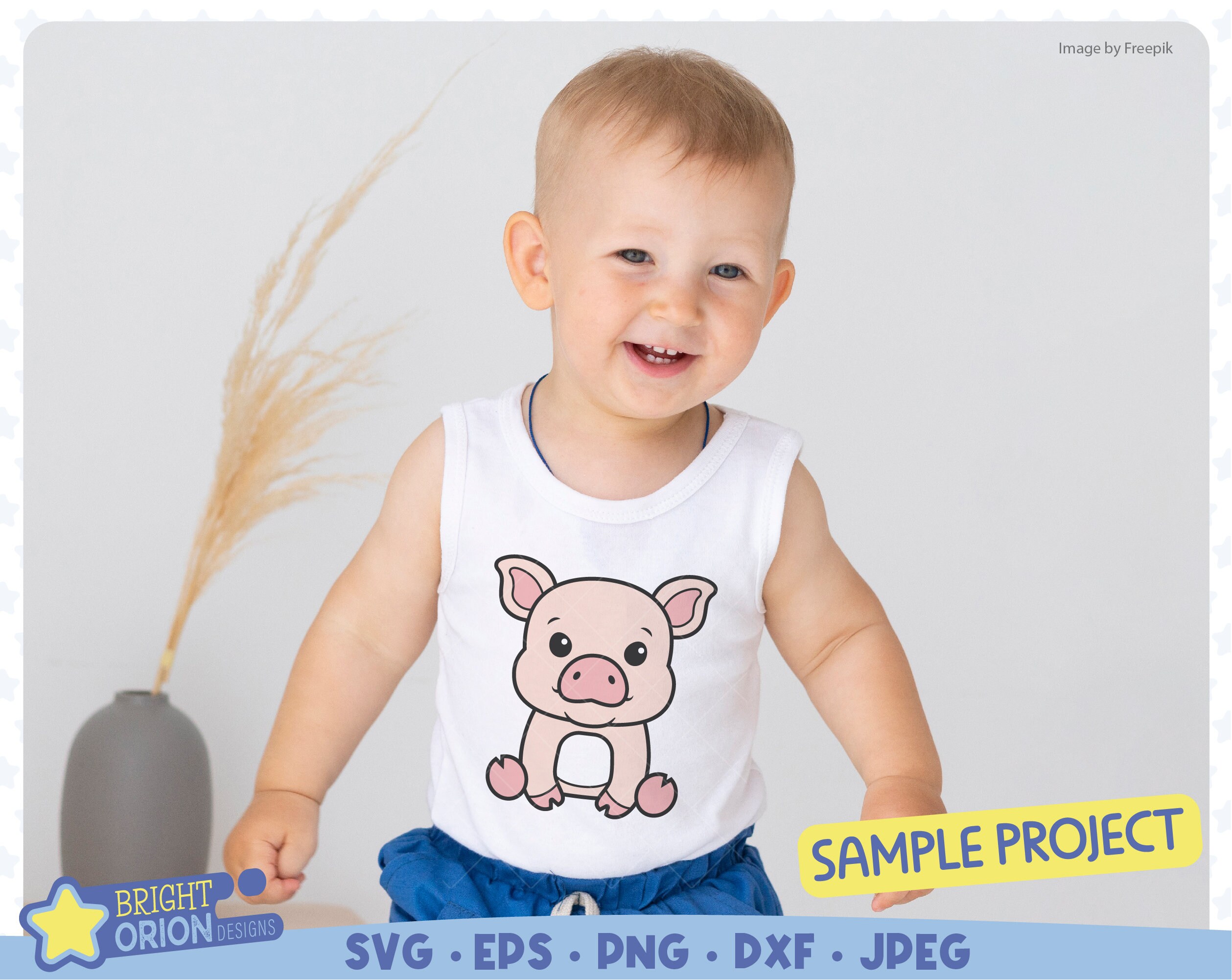 Cute Baby Pig Svg, Pig Clipart, Pig Baby Shower, Farm Life Svg, Pig Png ...