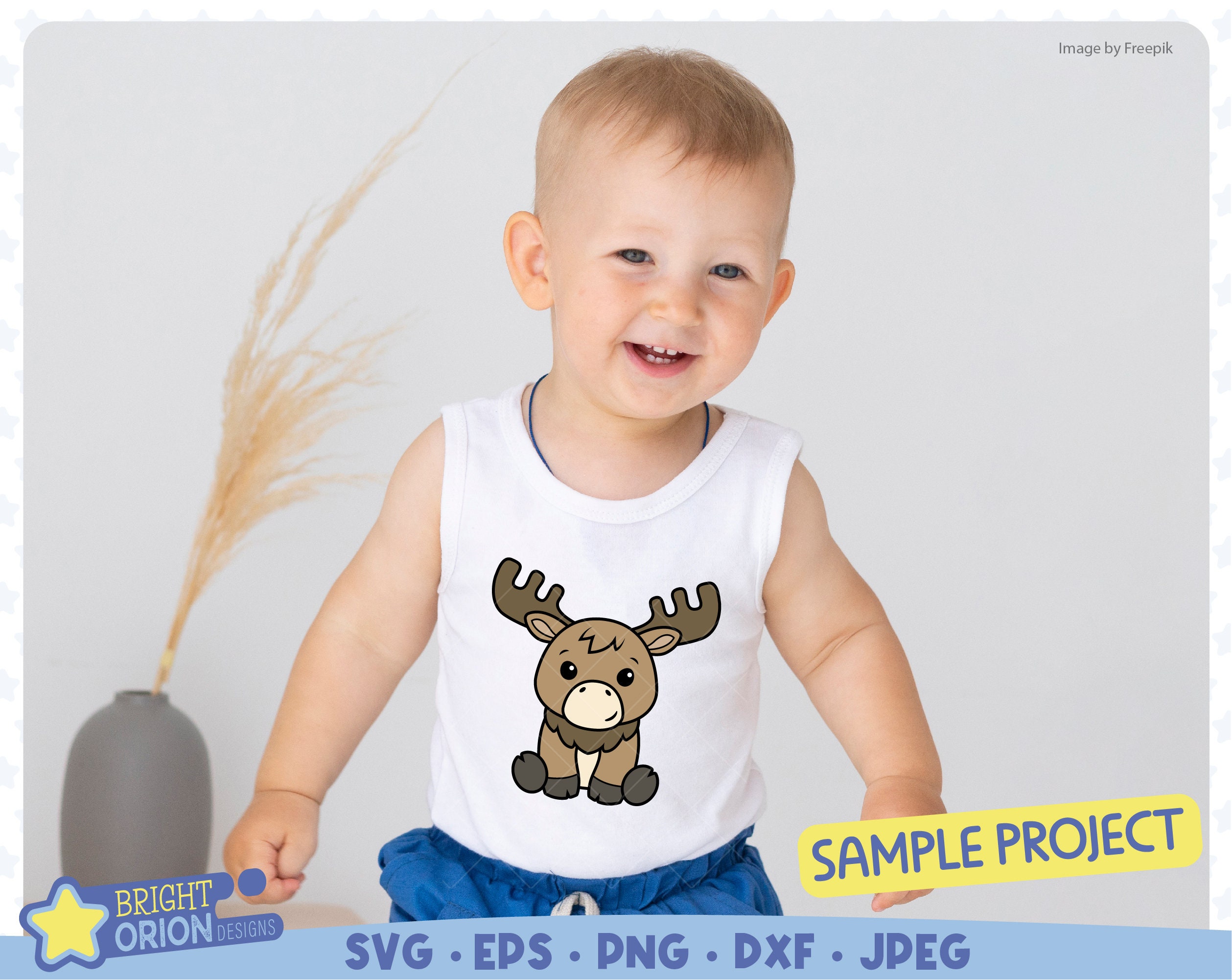 Cute Baby Moose Svg, Wild One Svg, Reindeer Svg, Woodland Animals Svg ...