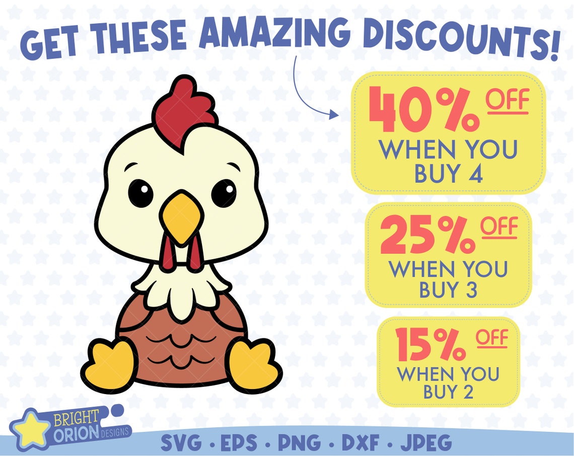 Cute Chicken Svg, Rooster Clipart, Ranch Svg, Barn Svg, Goat Png, Farm ...