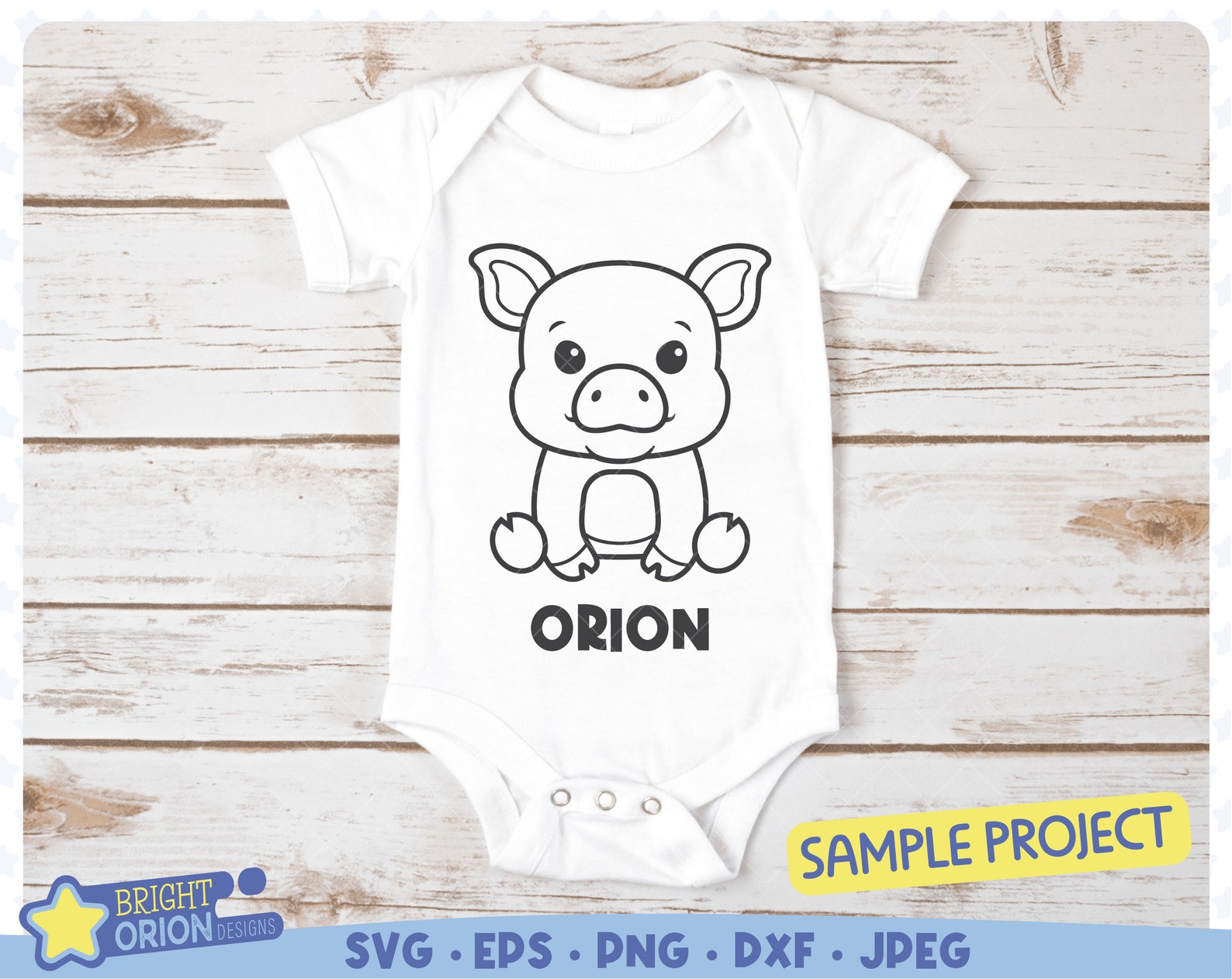 Cute Baby Pig Svg, Pig Clipart, Pig Baby Shower, Farm Life Svg, Pig Png ...