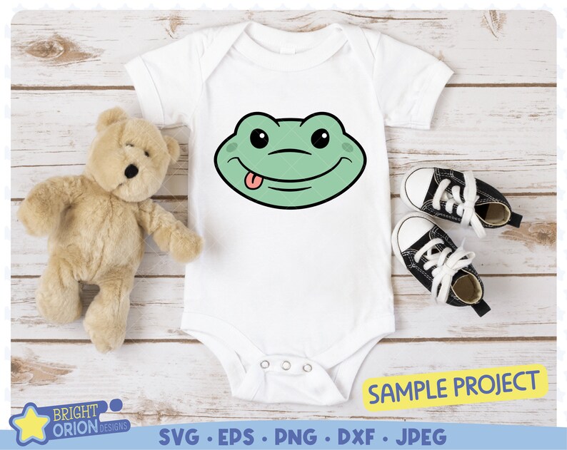 Cute Baby Frog Face Svg, Cute Frog Head Png, Frog Clipart, Frog Clip ...