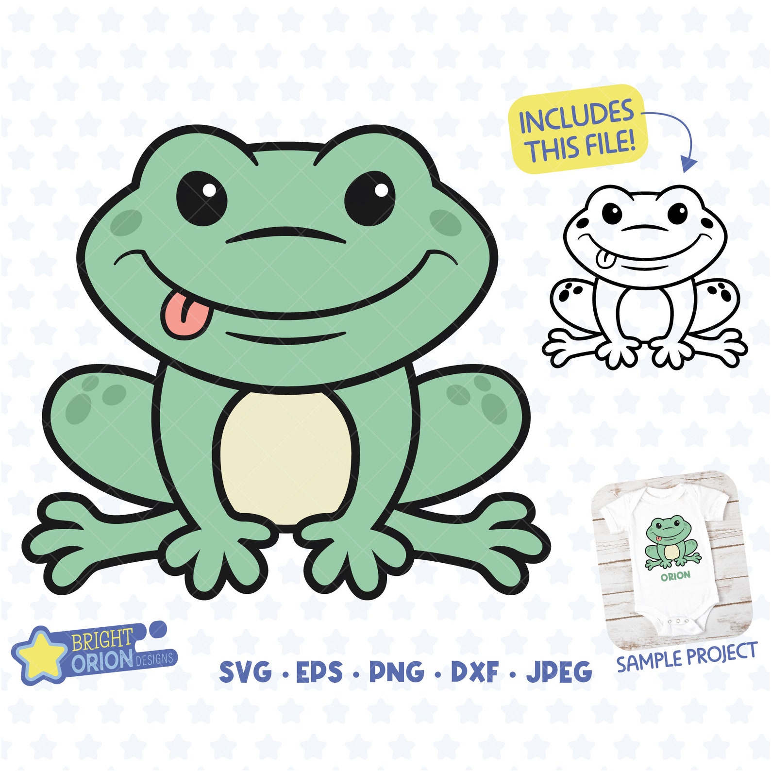 Cute Baby Frog Svg, Kawaii, Sticker, Baby Vector Design, Print, Baby ...