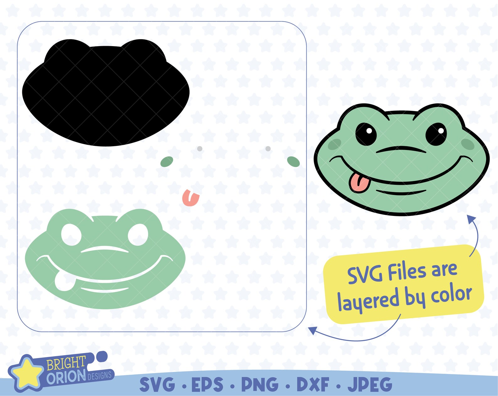 Cute Baby Frog Face Svg, Cute Frog Head Png, Frog Clipart, Frog Clip ...