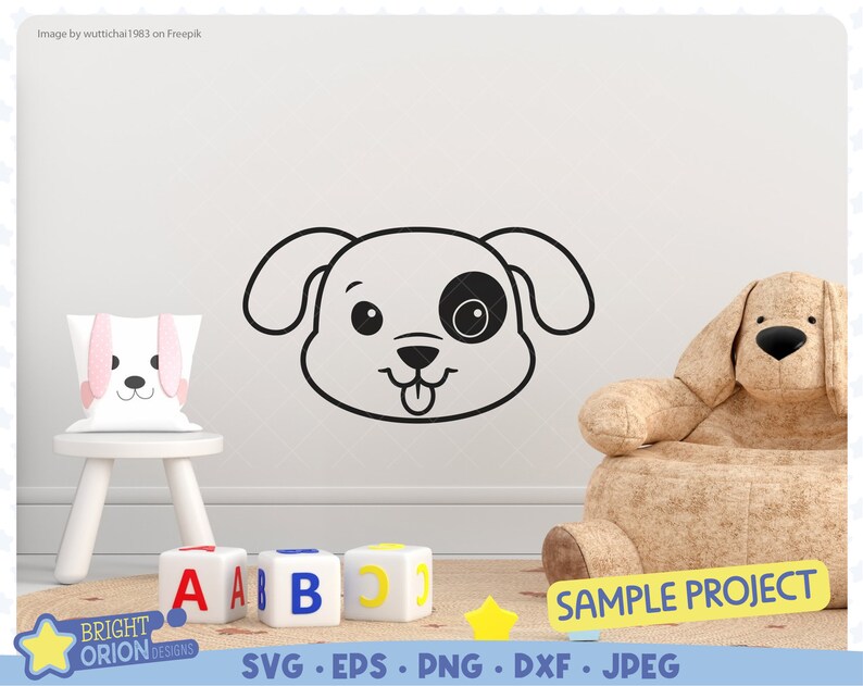 Cute Puppy Face Svg, Cute Dog Head Clipart, Farm Animal Svg, Layered ...