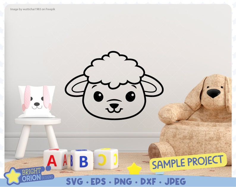 Cute Baby Sheep Face Svg, Lamb Svg, Sheep Head Clipart, Sheep Baby ...