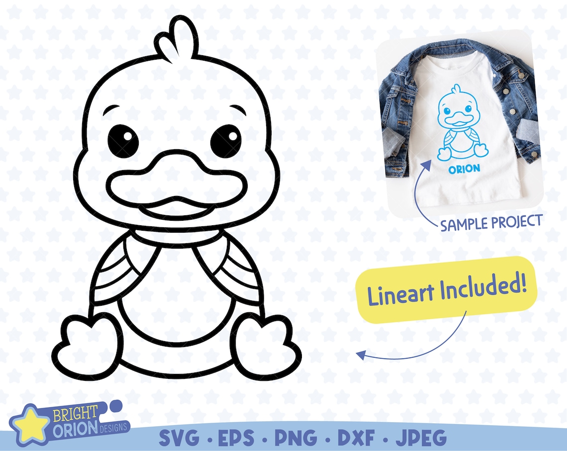 Cute Baby Duck Svg, Duckling Svg, Woodland Animals Svg, Duck Clip Art ...