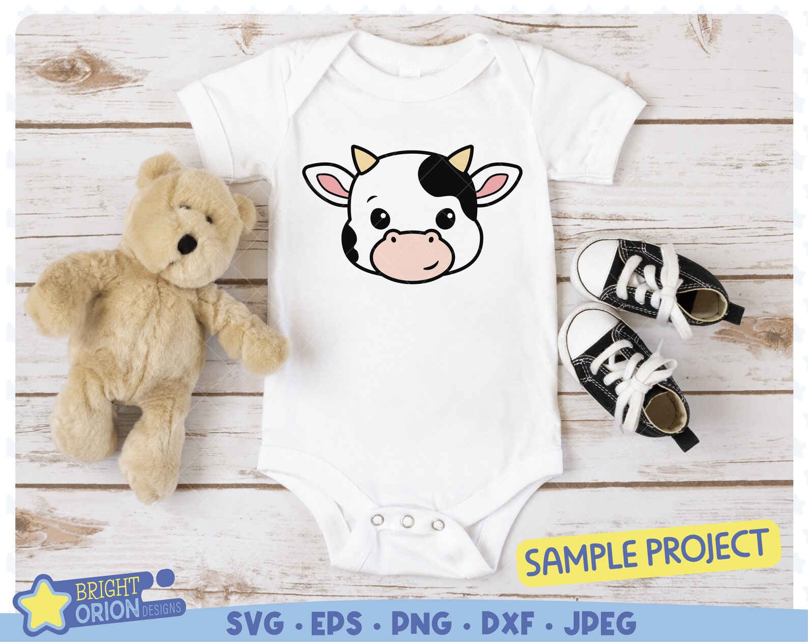 Cute Baby Cow Face Svg, Baby Cow Head Clipart, Kawaii Cow, Farm Life ...