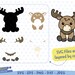 Cute Baby Moose Svg, Wild One Svg, Reindeer Svg, Woodland Animals Svg ...