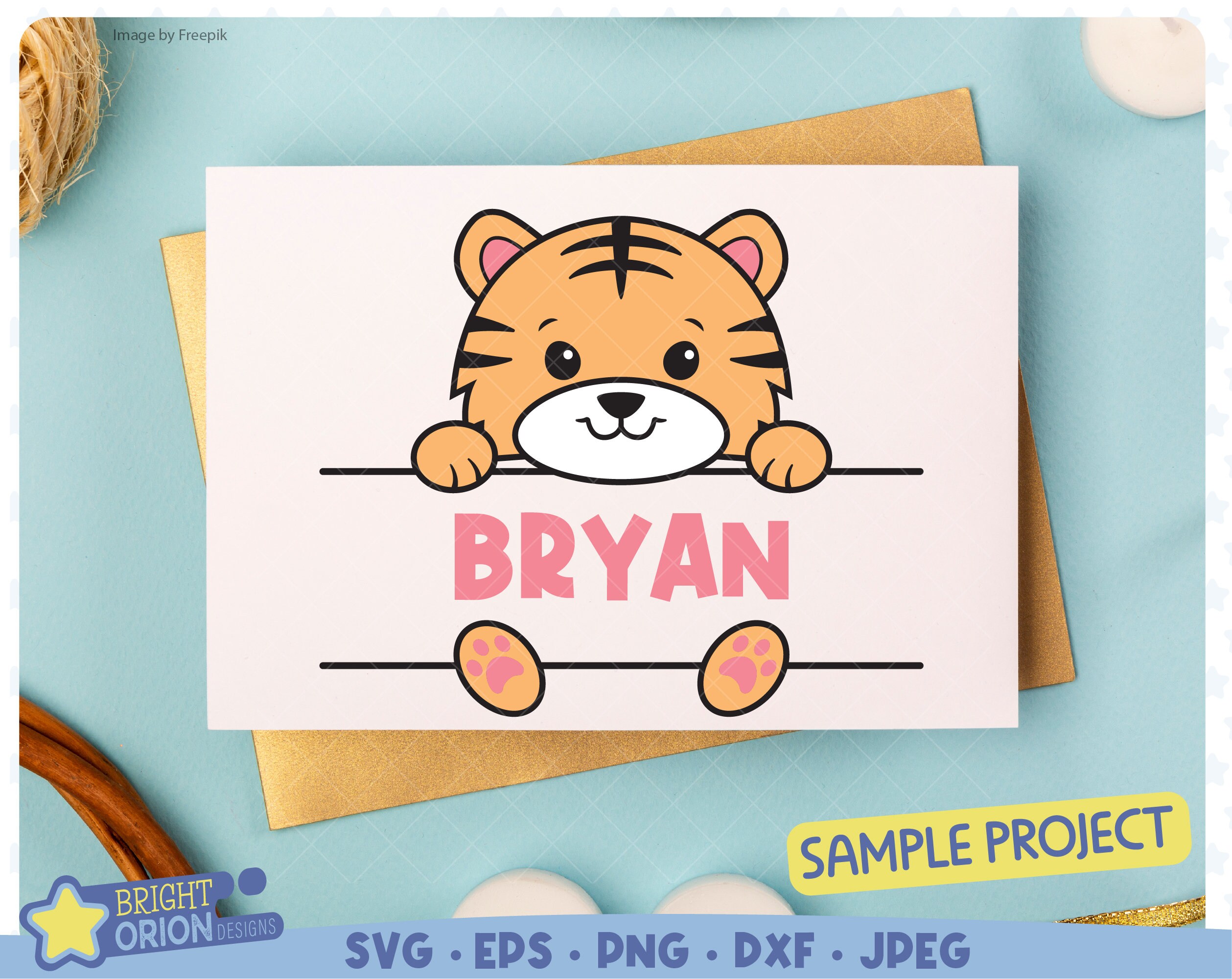 Cute Baby Tiger Monogram Svg, Cute Tiger Svg, Jungle Animal Svg, Zoo ...