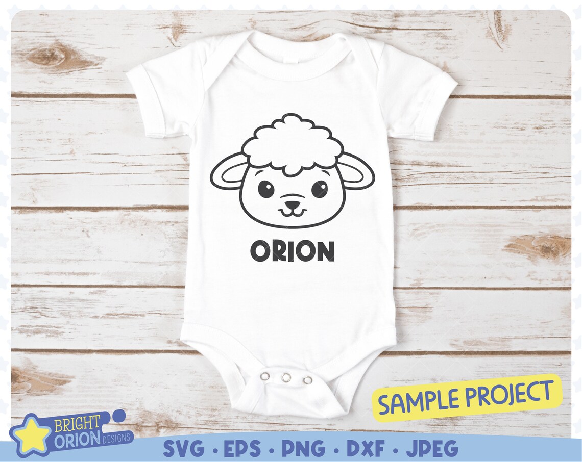 Cute Baby Sheep Face Svg, Lamb Svg, Sheep Head Clipart, Sheep Baby ...