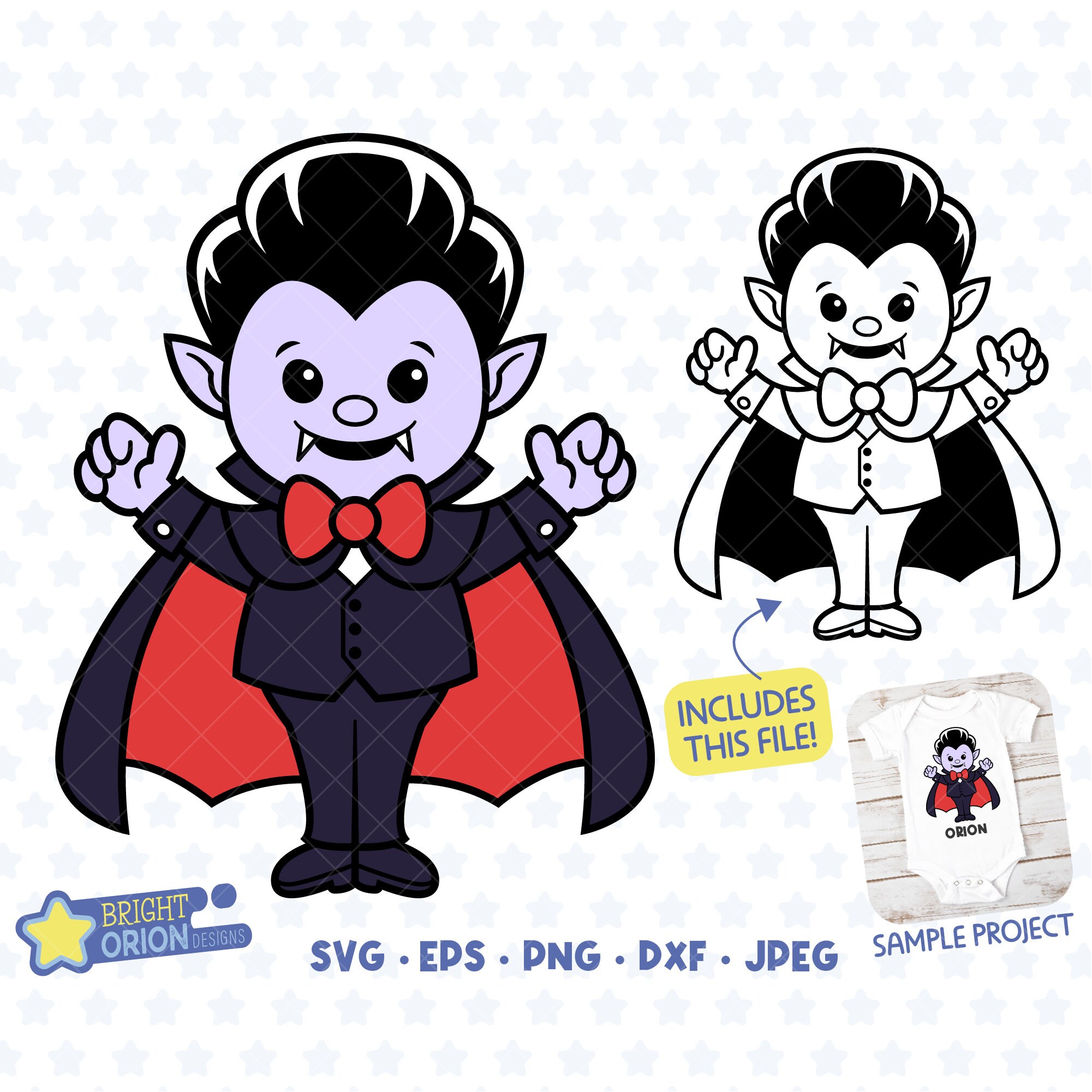 Cute Dracula Svg, Funny Vampire Cut File, Halloween Costume Png, Trick ...