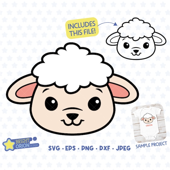 Sheep Head Clip Art