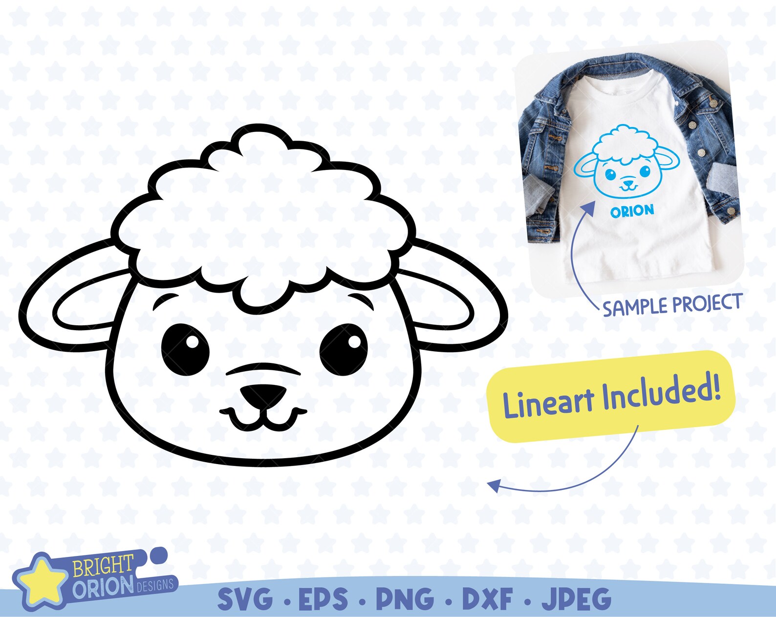 Cute Baby Sheep Face Svg, Lamb Svg, Sheep Head Clipart, Sheep Baby ...