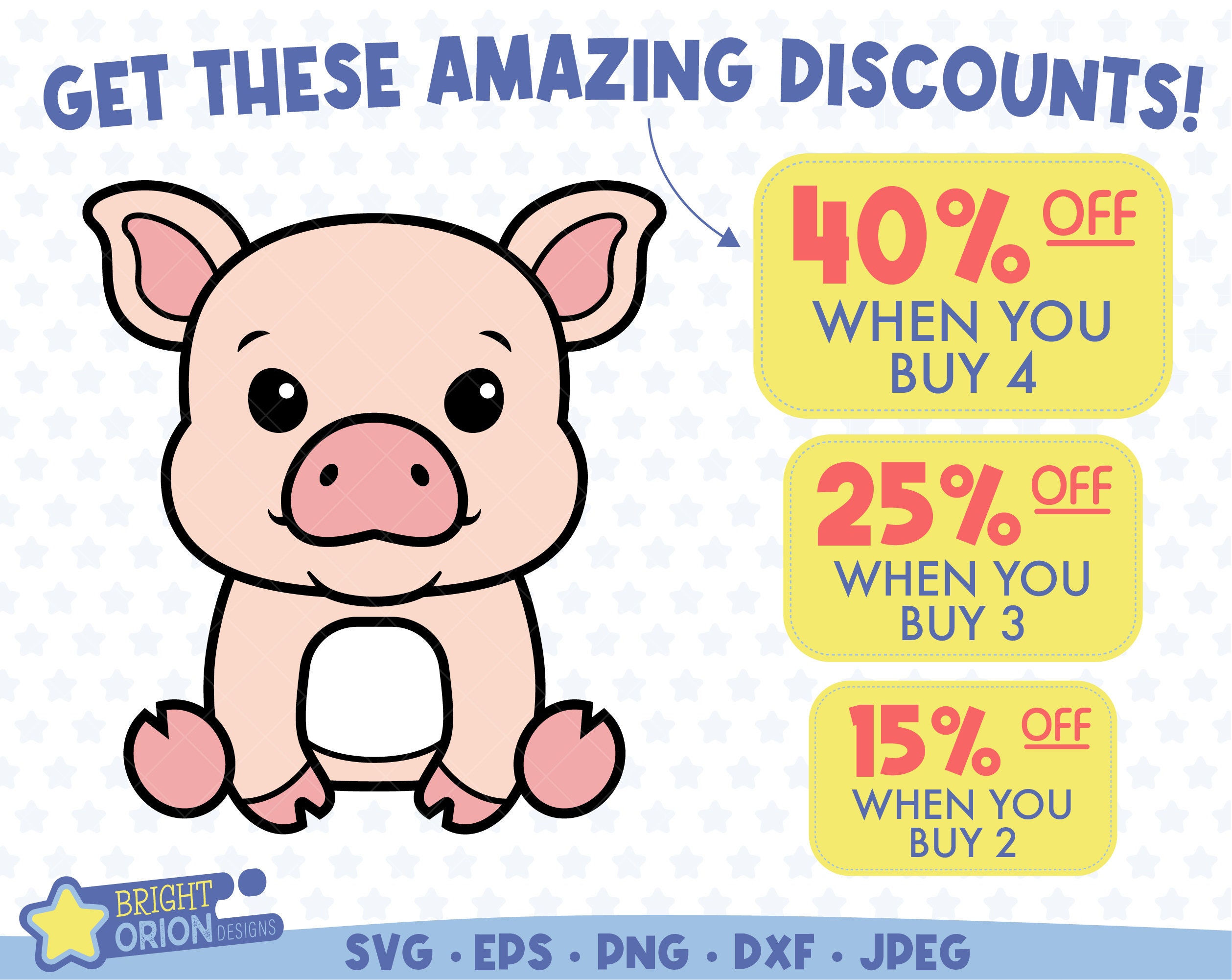 Cute Baby Pig Svg, Pig Clipart, Pig Baby Shower, Farm Life Svg, Pig Png ...