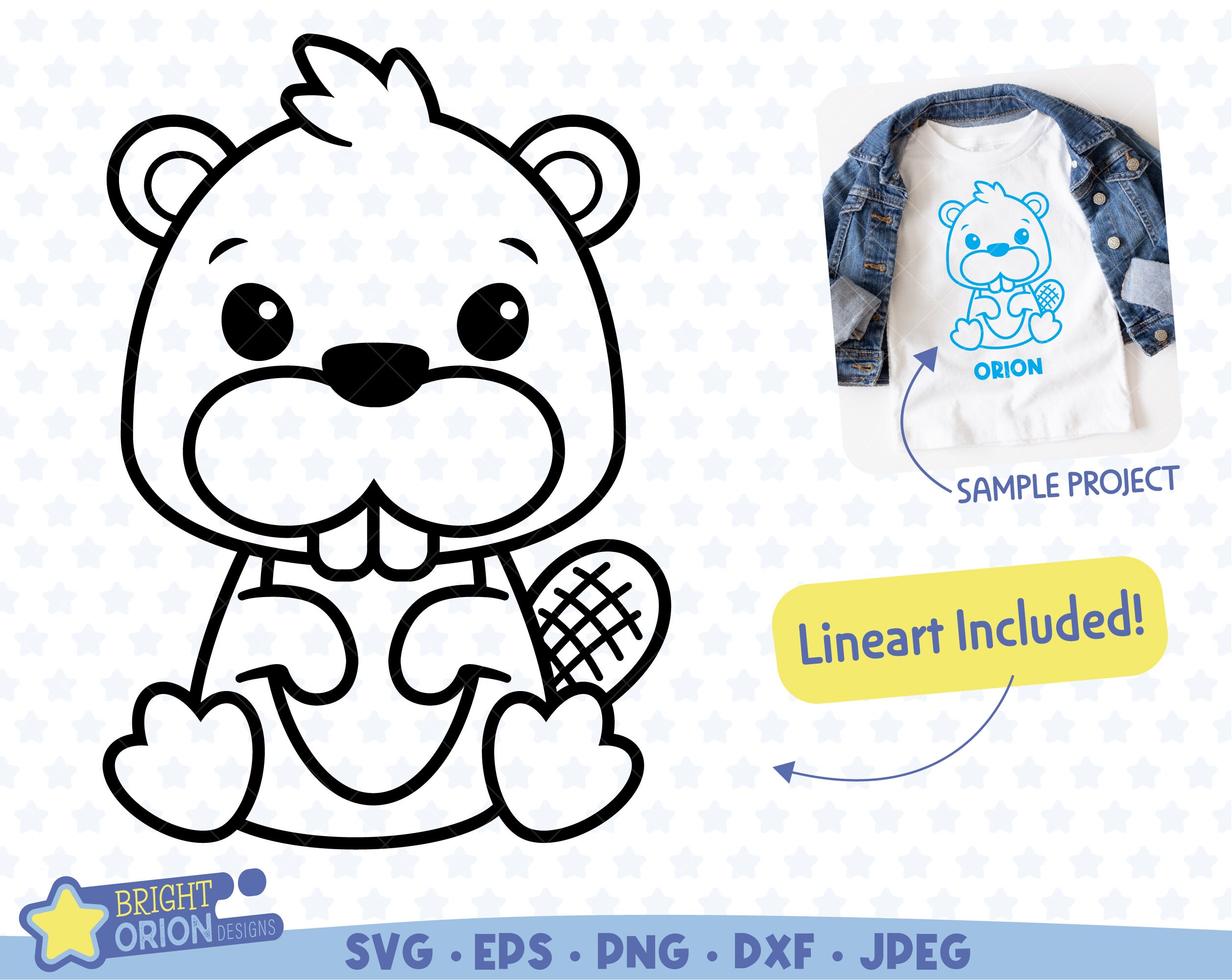 Cute Baby Beaver Svg, Woodland Animal Svg, Forest Animal Svg, Safari ...