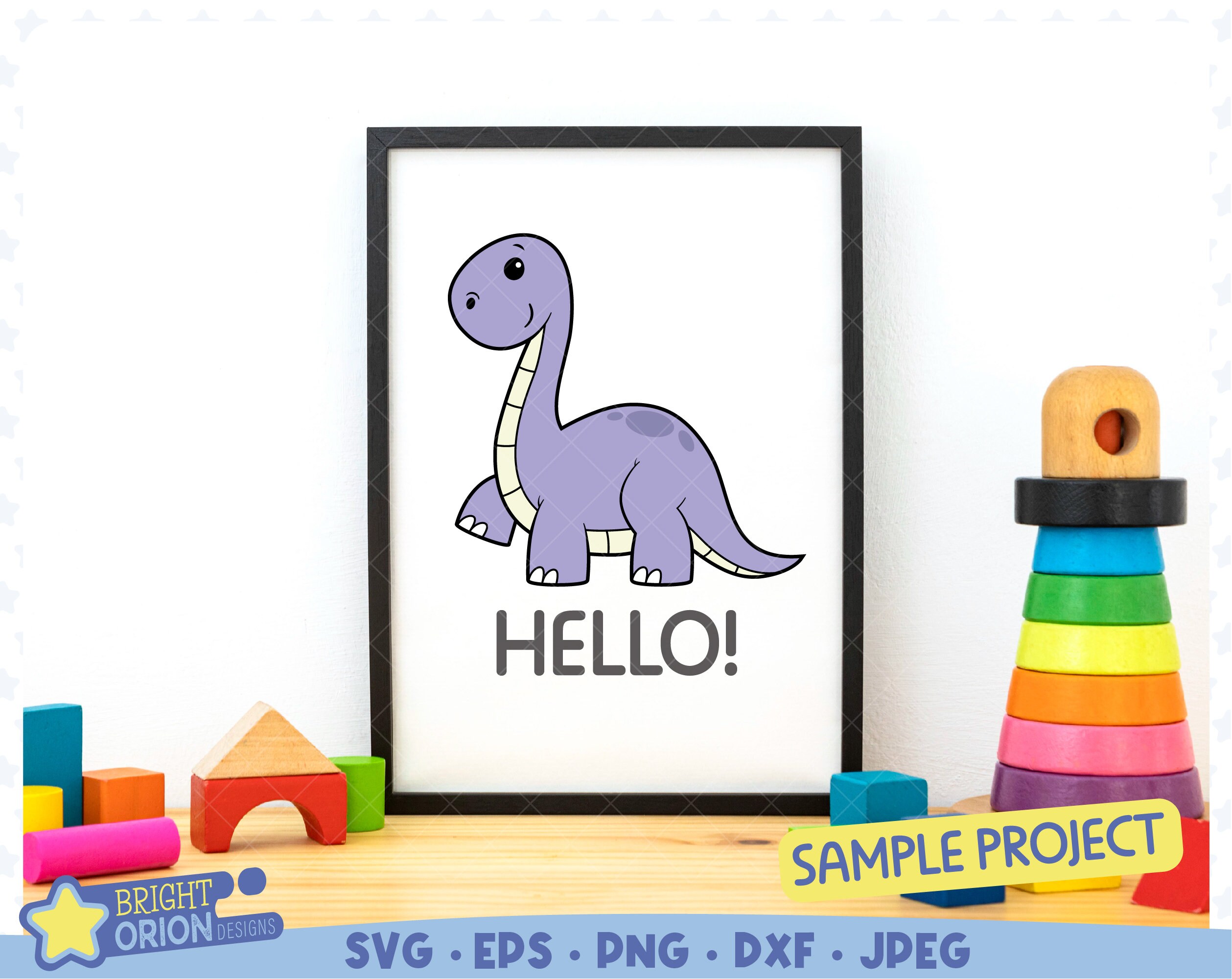 Cute Brontosaurus Svg, Dinosaur Outline Svg, Dino Svg, Baby Dinosaur ...