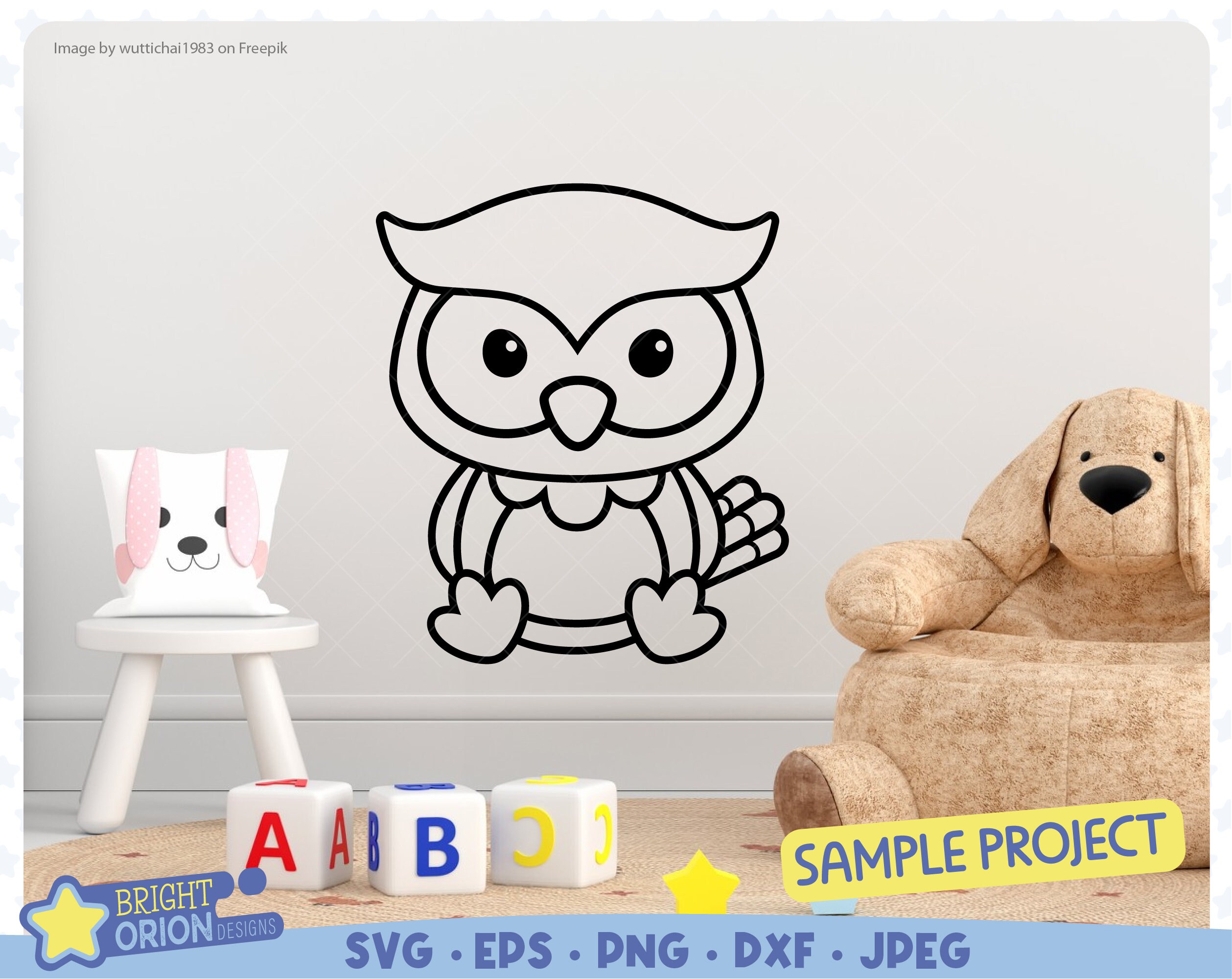 Cute Baby Owl Svg, Animal Kingdom Png, Woodland, Vector Design, Clip ...