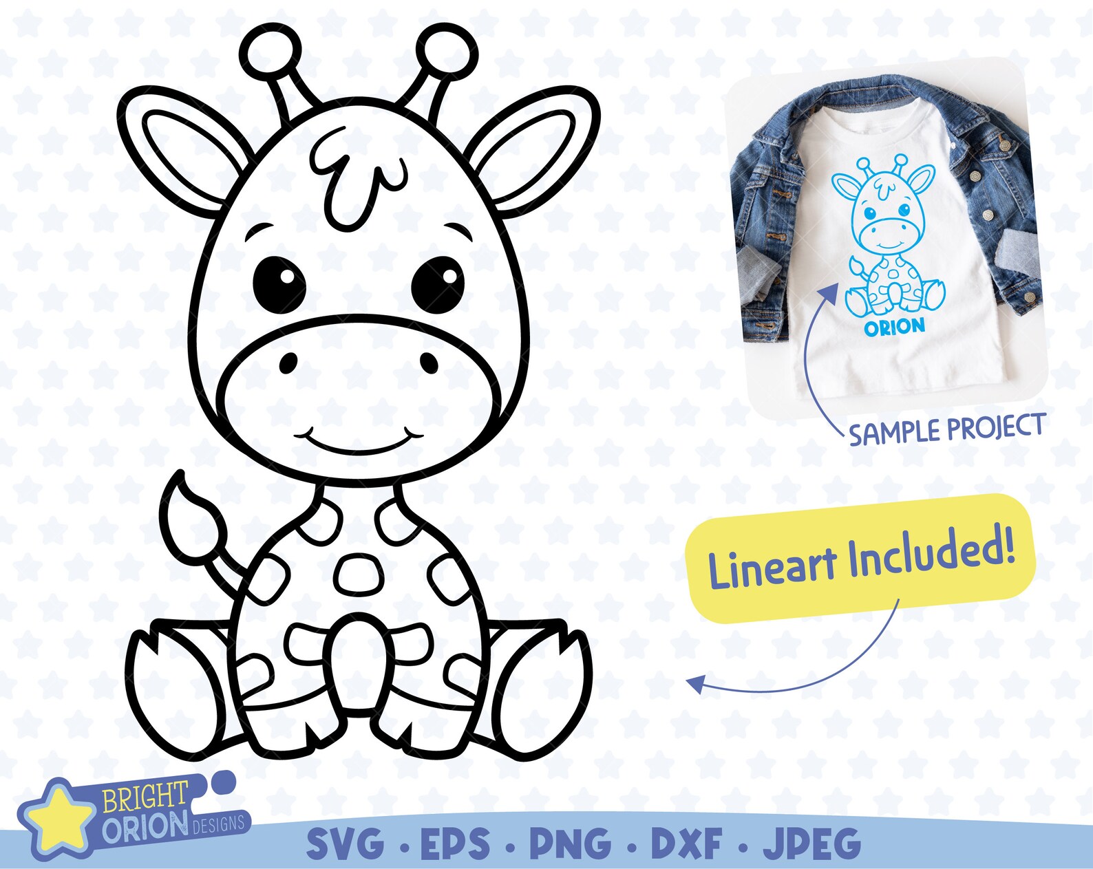 Cute Baby Giraffe Svg, Baby Giraffe Png, Jungle Animal Svg, Zoo Animal ...