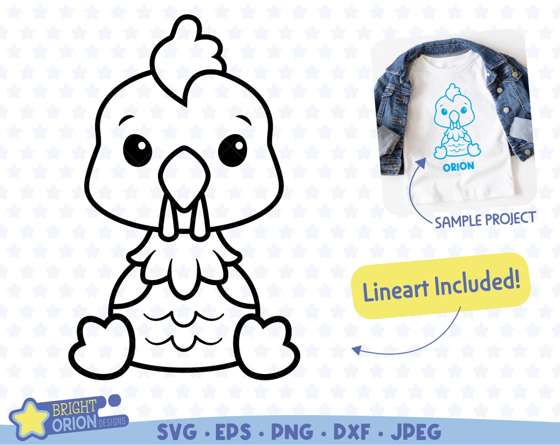 Cute Chicken Svg, Rooster Clipart, Ranch Svg, Barn Svg, Goat Png, Farm ...