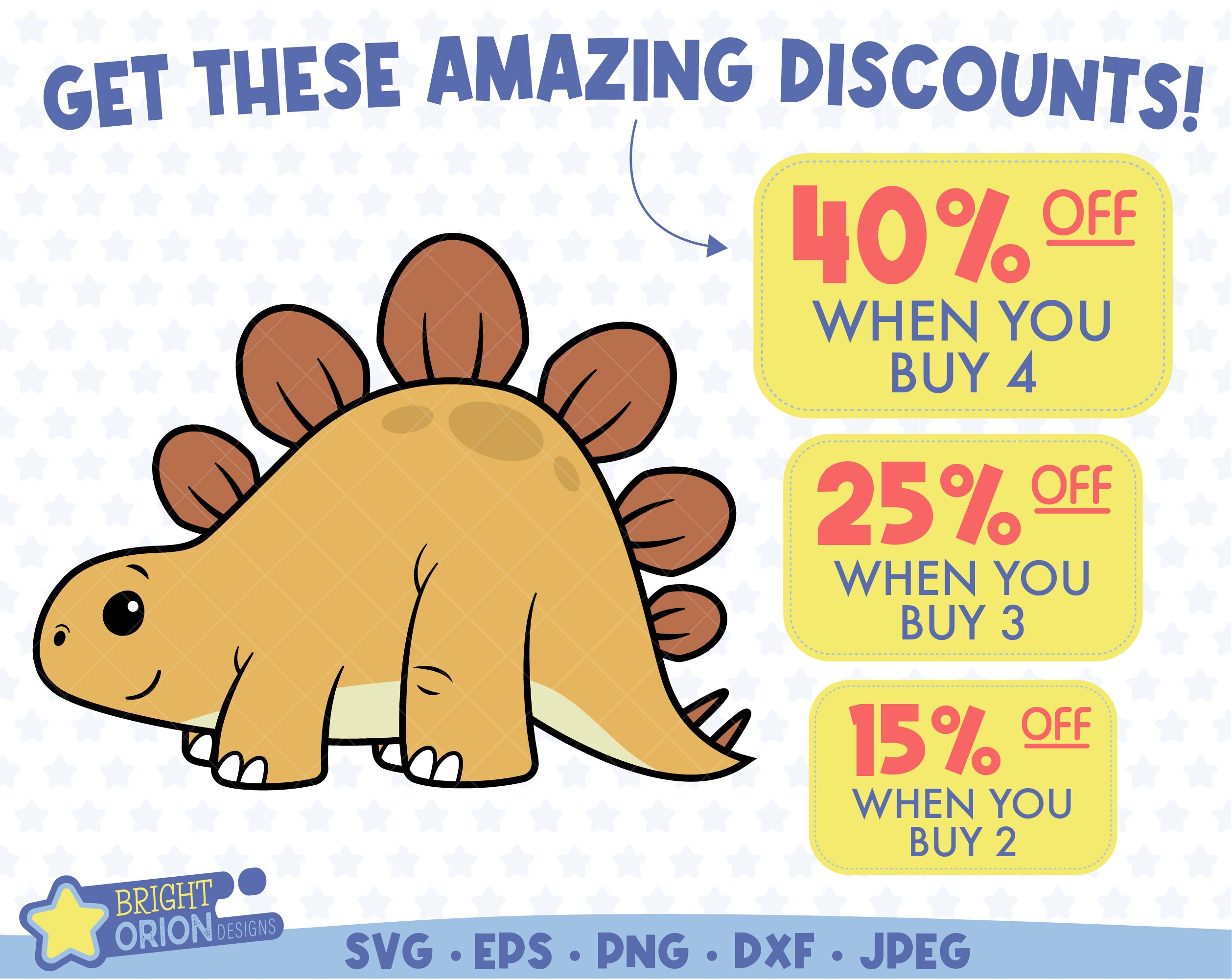 Cute Stegosaurus Svg, Dinosaur Outline Svg, Dino Svg, Baby Dinosaur ...