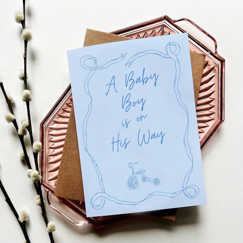 Expecting Baby Card - Etsy