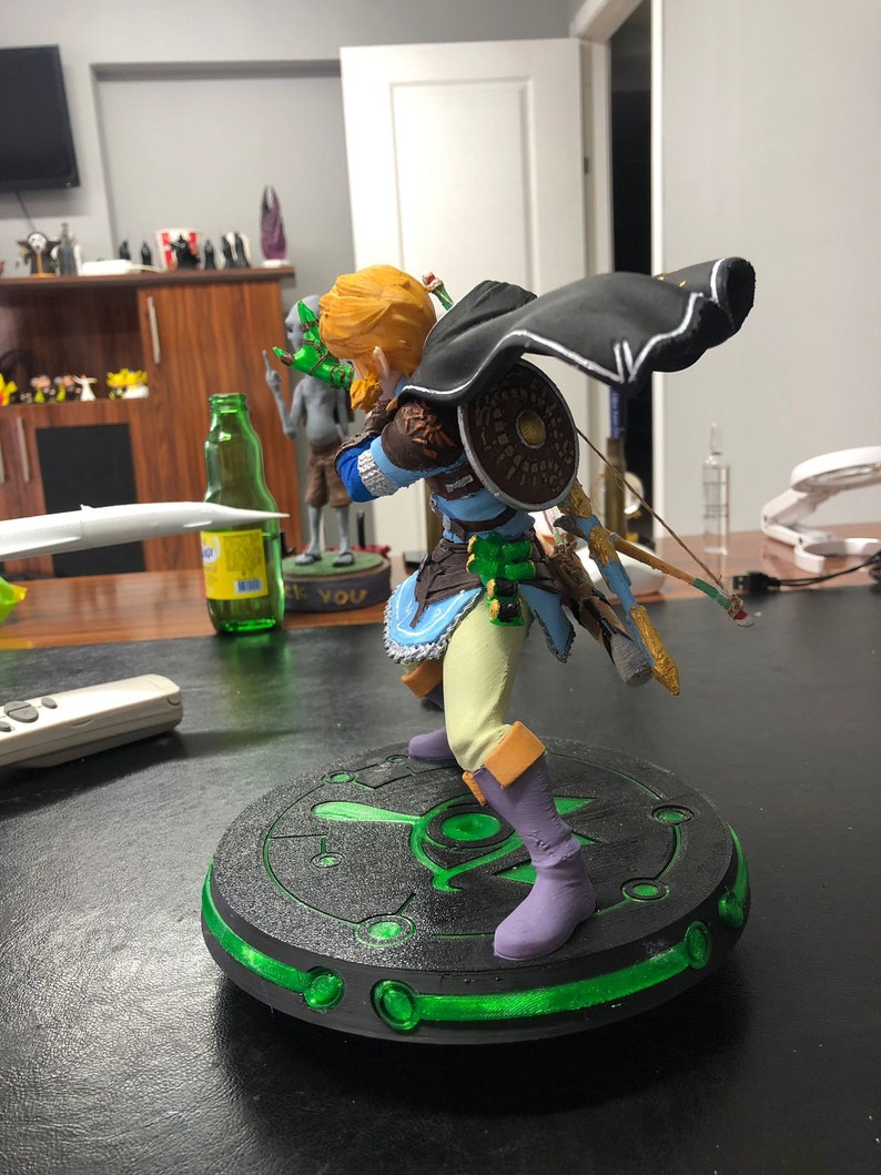 Link Zelda Tears of the Kingdom Figüre/ Statue / Led Floodlight /23 Cm ...