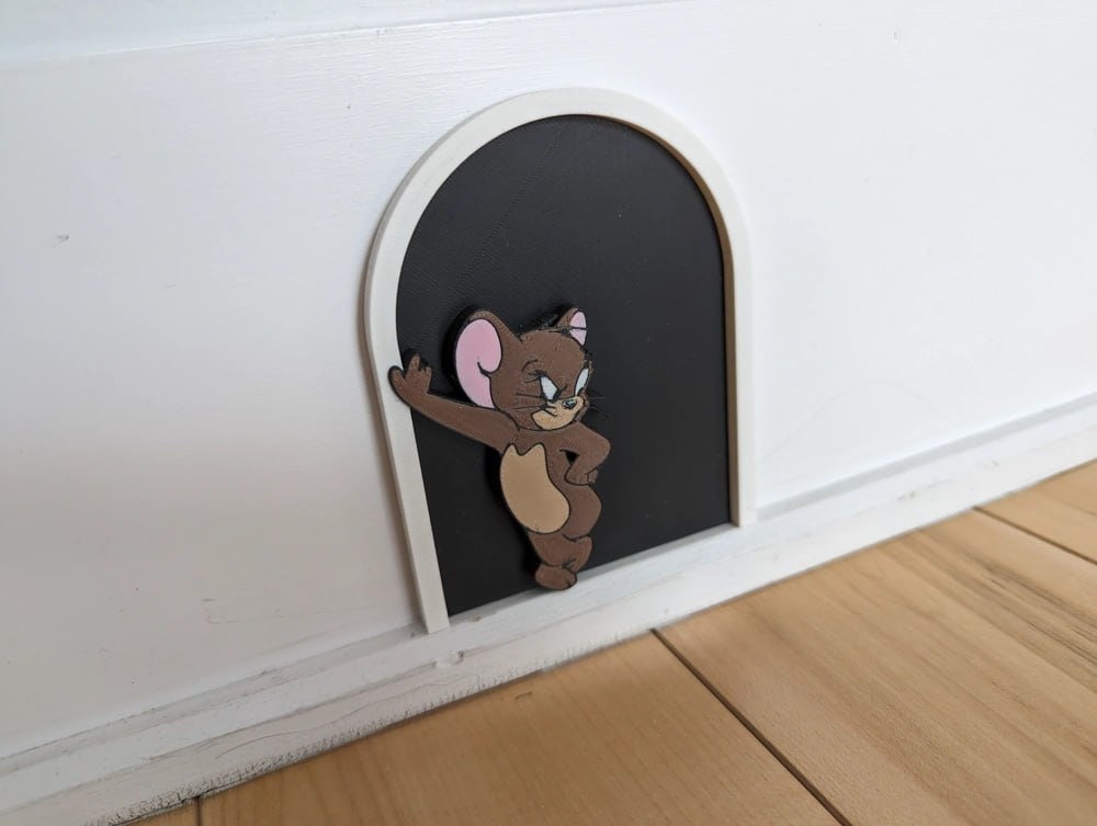 Tom and Jerry Decorative Wall Hole - Etsy