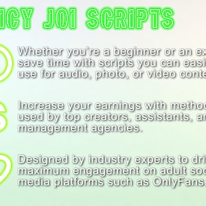 Juicy JOI Scripts for Onlyfans - Etsy