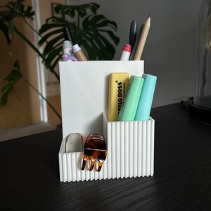 Square Minimalist Desk Organiser Storage Office Cosmetic - Etsy