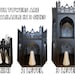 York Ghost Merchant Figurine Stand Tower / Gothic Stand / Apothecary ...