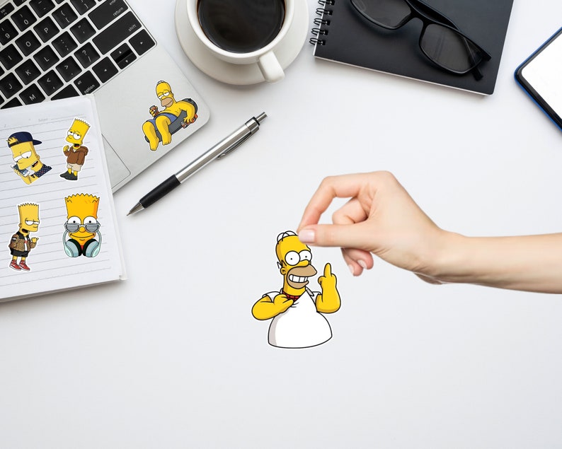 The Simpsons Printable Sticker Sheet | the Simpsons Sticker Sheet | the ...