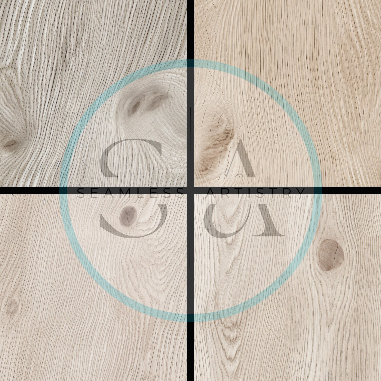 White Oak Wood Grain - 20 Seamless Patterns Textures Digital Paper - Etsy