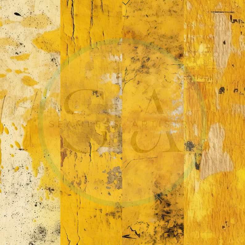 Yellow Textures 20 Seamless Texture Patterns Digital Paper - Etsy