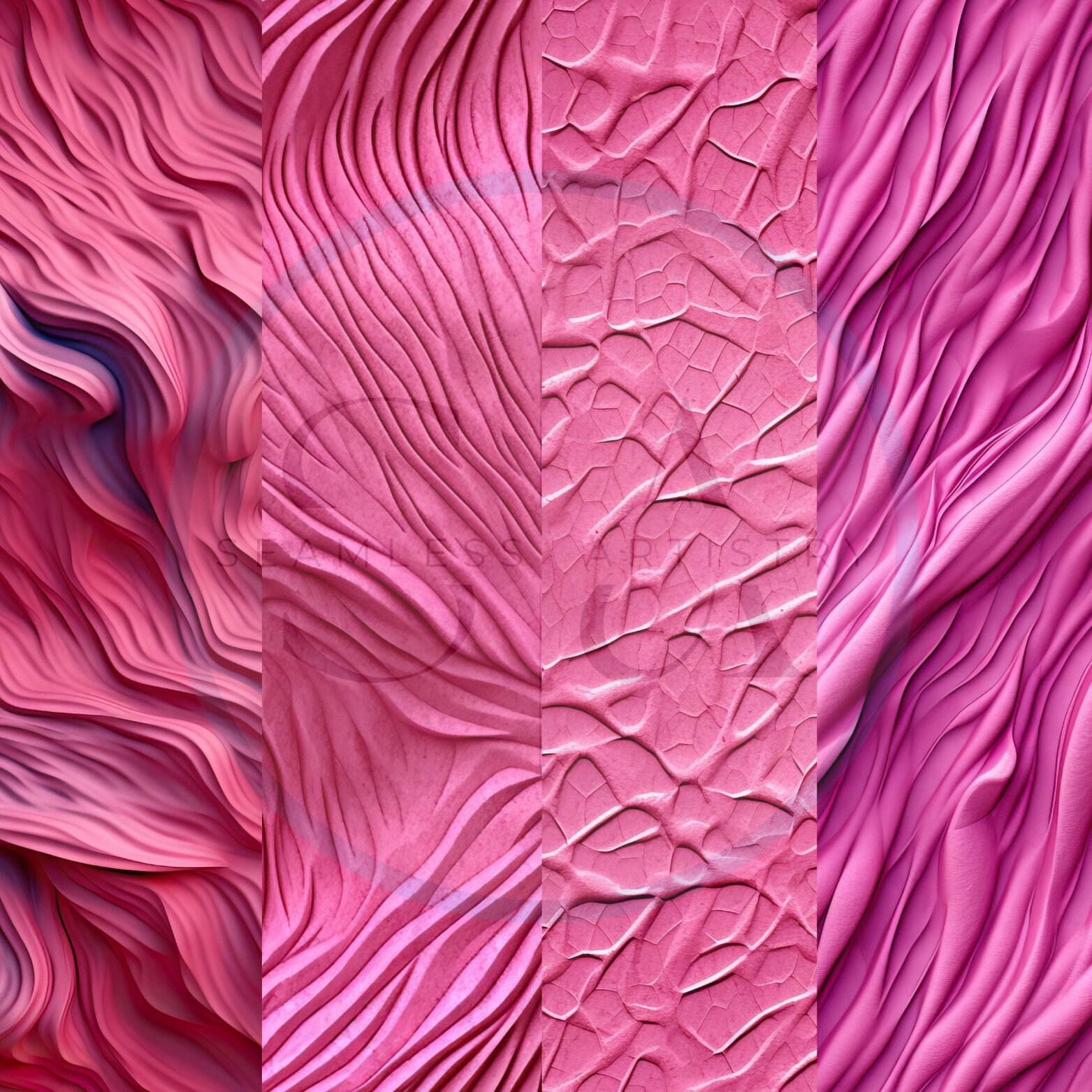 Pink Textures 20 Seamless Texture Patterns Digital Paper - Etsy