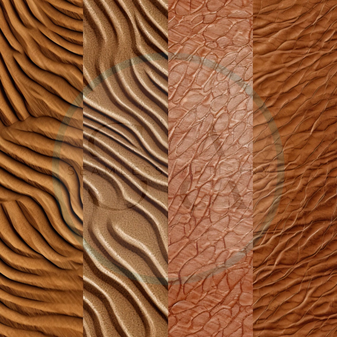 Brown Textures - 20 Seamless Texture Patterns Digital Paper - Etsy