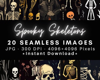 Horrific & Scary 20 Seamless Texture Patterns Digital Paper - Etsy