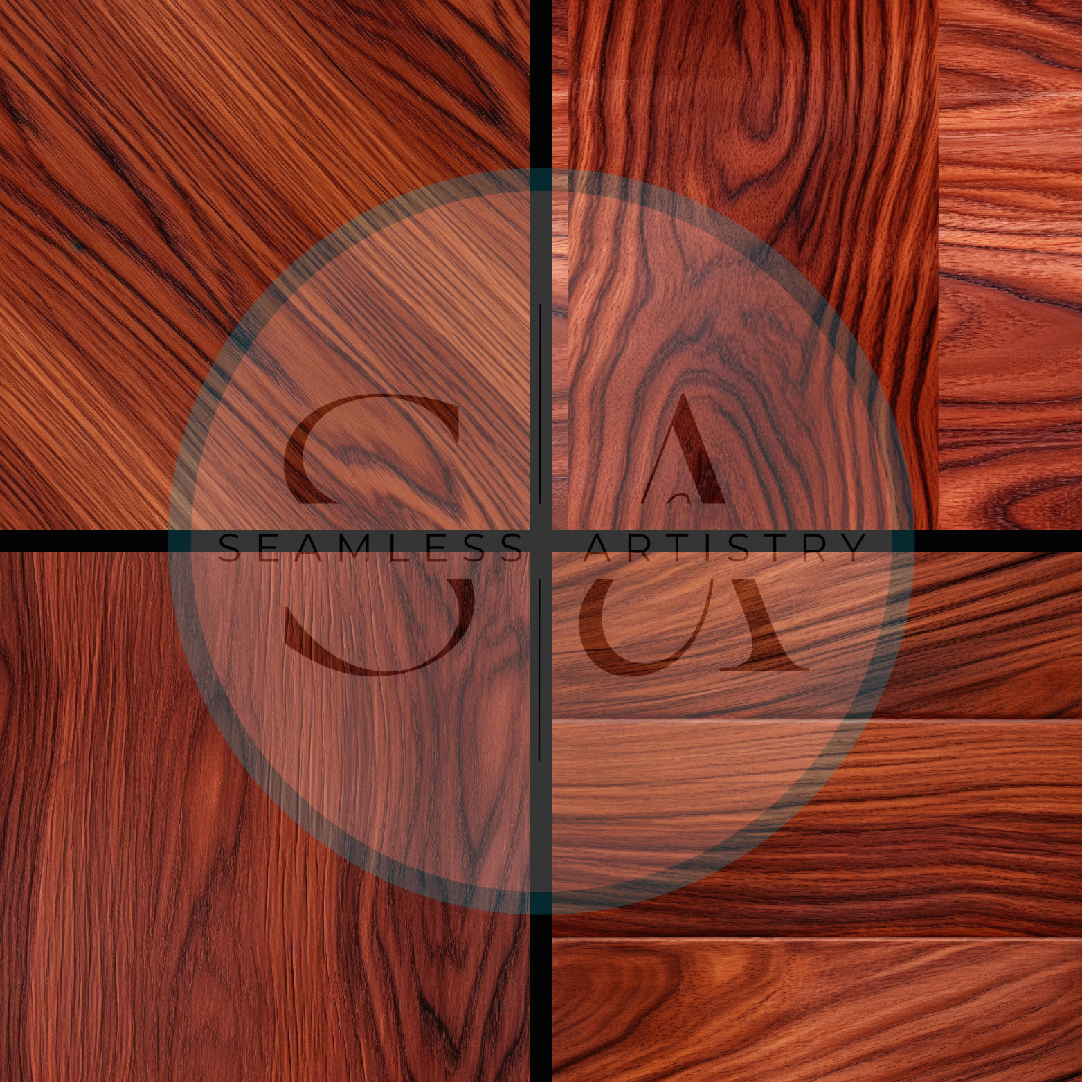 Rosewood Wood Grain 20 Seamless Patterns Textures Digital Paper - Etsy