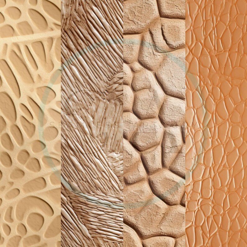 Beige Tan Textures 20 Seamless Texture Patterns Digital Paper - Etsy