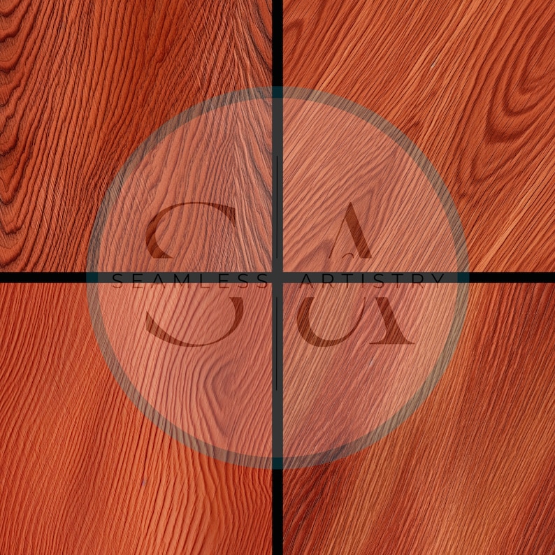 Red Oak Wood Grain - 20 Seamless Patterns Textures Digital Paper - Etsy